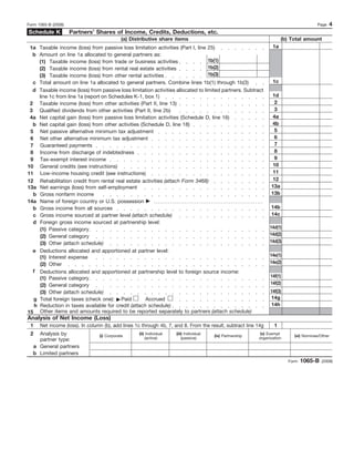Form 1065-B-U.S. Return of Income for Electing Large Partnerships | PDF