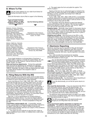 Inst 1099 General Instructions-General Instructions for Forms 1099 ...