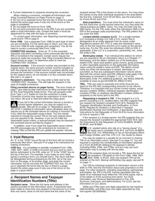 Inst 1099 General Instructions-General Instructions for Forms 1099 ...