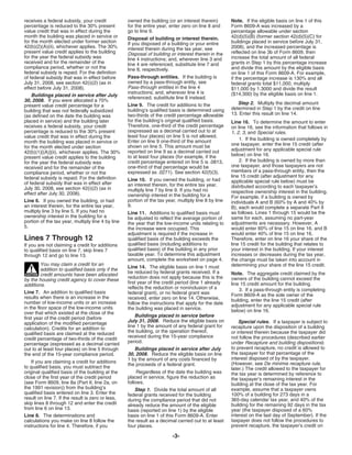 Inst 8609-A-Instructions for Form 8609-A, Annual Statement for Low ...