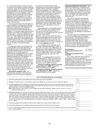 Inst 8609-A-Instructions for Form 8609-A, Annual Statement for Low ...