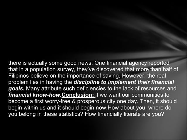 Financial Literacy | PPT | Retirement Planning | Personal Finance