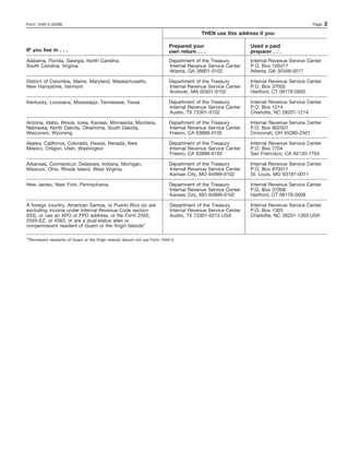 Form 1040V-Payment Voucher | PDF