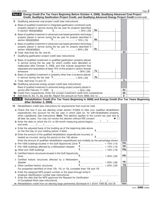 Form 3468*-Investment Credit | PDF