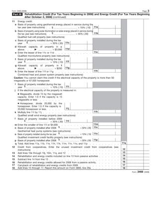 Form 3468*-Investment Credit | PDF