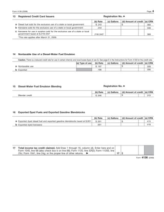 Form 4136-Credit for Federal Tax Paid on Fuel | PDF