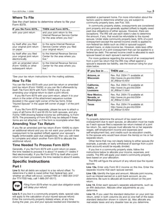 Form 8379-Injured Spouse Claim and Allocation | PDF