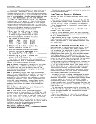 Form 8379-Injured Spouse Claim and Allocation | PDF