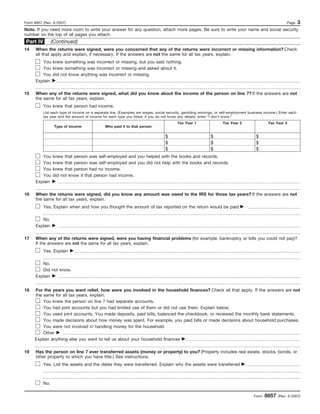 Form 8857-Request for Innocent Spouse Relief | PDF