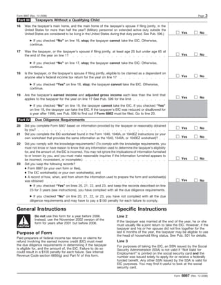 Form 8867*-Paid Preparer's Earned Income Credit Checklist | PDF ...