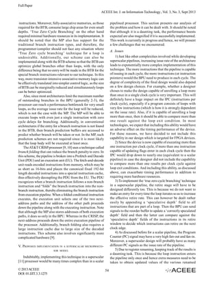 Implementing True Zero Cycle Branching in Scalar and Superscalar Pipelined Processors | PDF ...