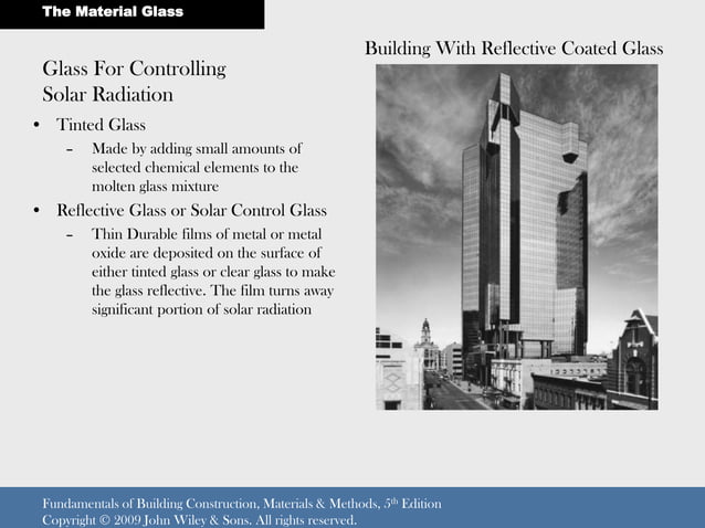 Glass And Glazing | PPT