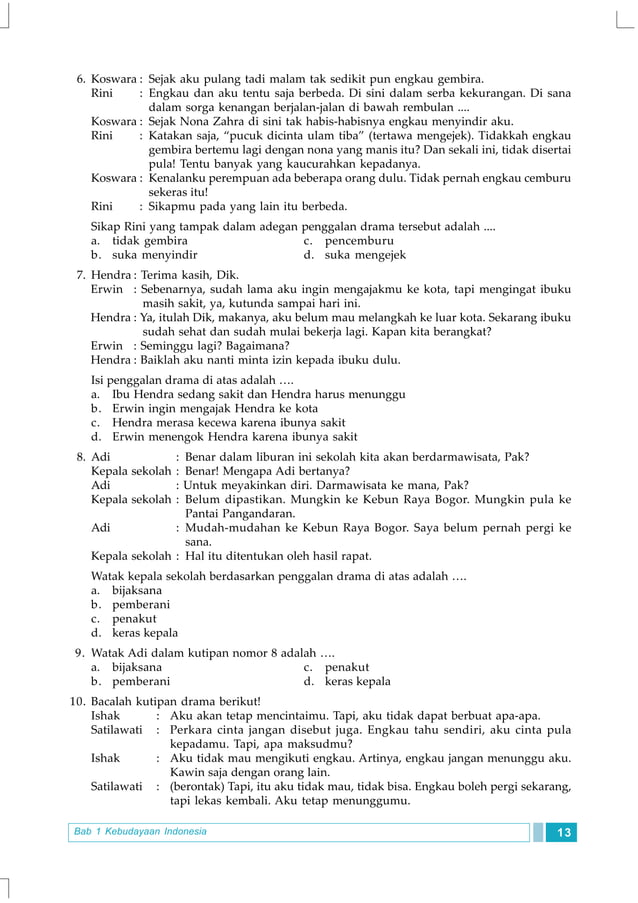 SMP-MTs kelas08 bahasa dan sastra indonesia 2 dwi septi | PDF