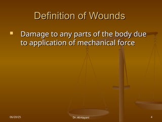 Wounds and Injuries Study Wounds and Injuries | PPT