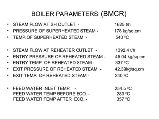 BHEL 500MW boiler Details design features, parameters.ppt