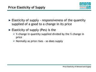 12776668 elasticity | PPT | Business | Business and Finance