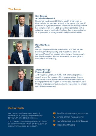 Landmark Investments Presenter | PDF