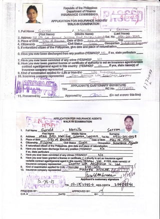 Insurance Commission License | PDF