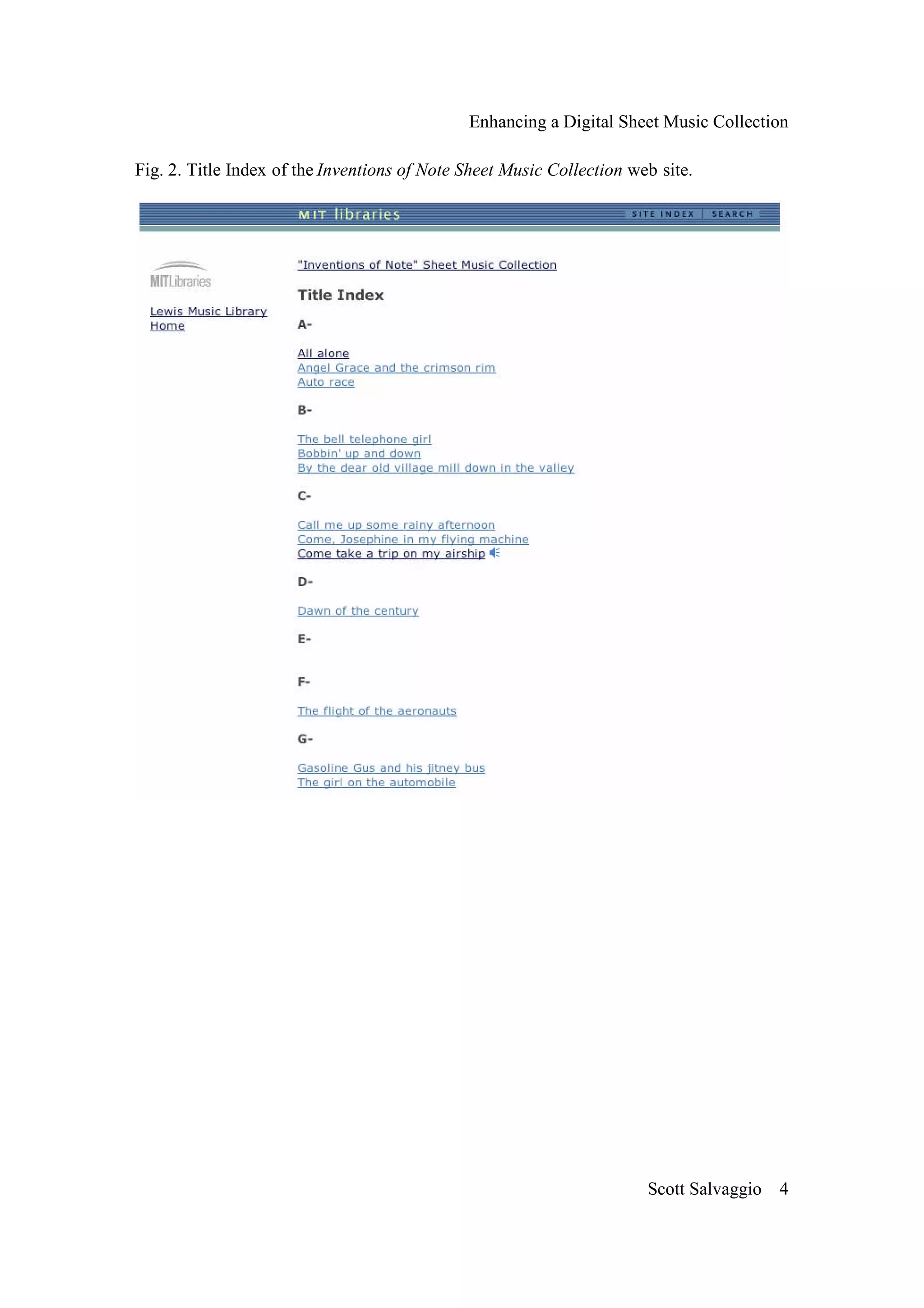 Enhancing a Digital Sheet Music Collection A report for LIS-435 ... | PDF | Digital Audio ...
