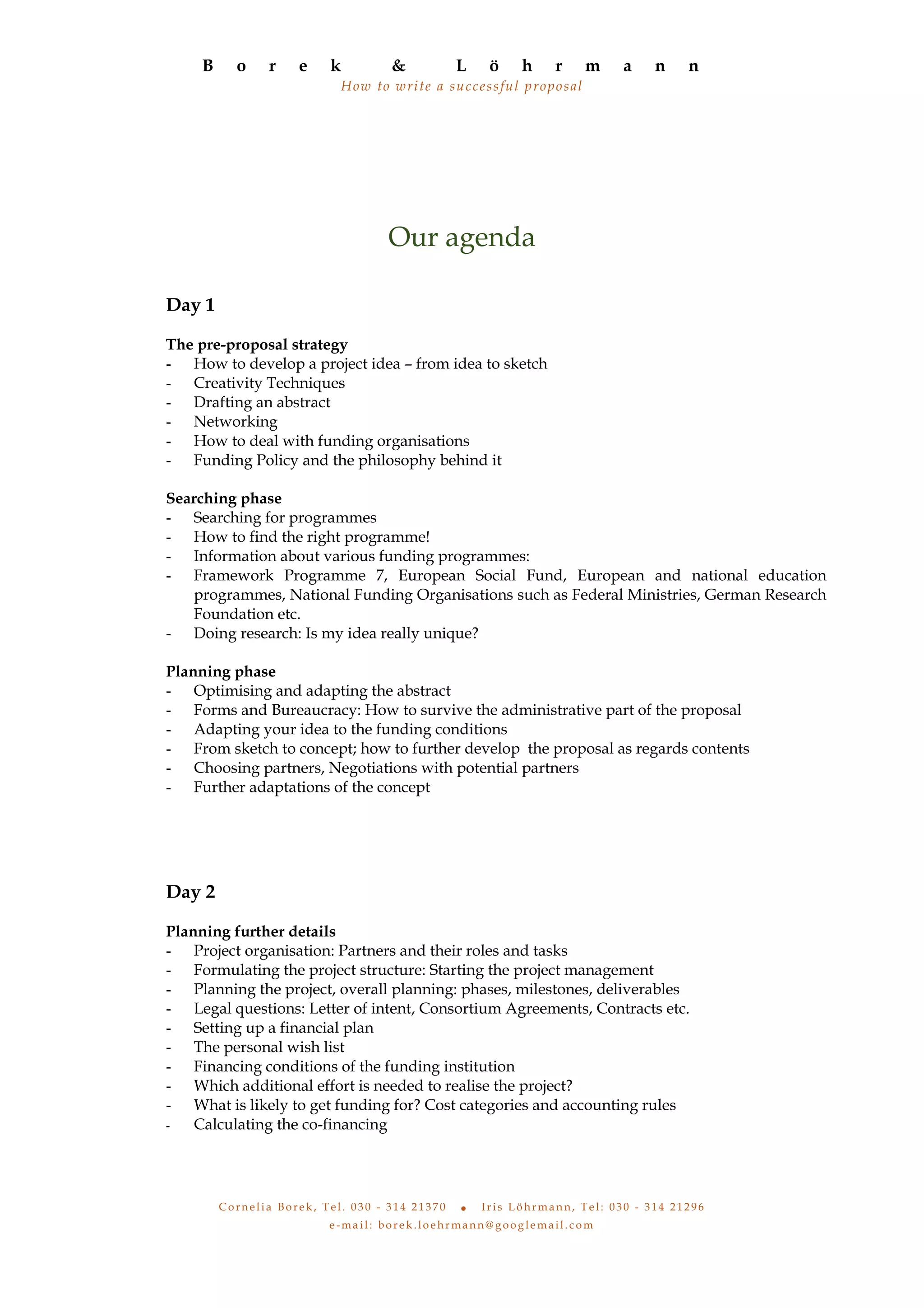 “How to write a successful proposal” . | PDF