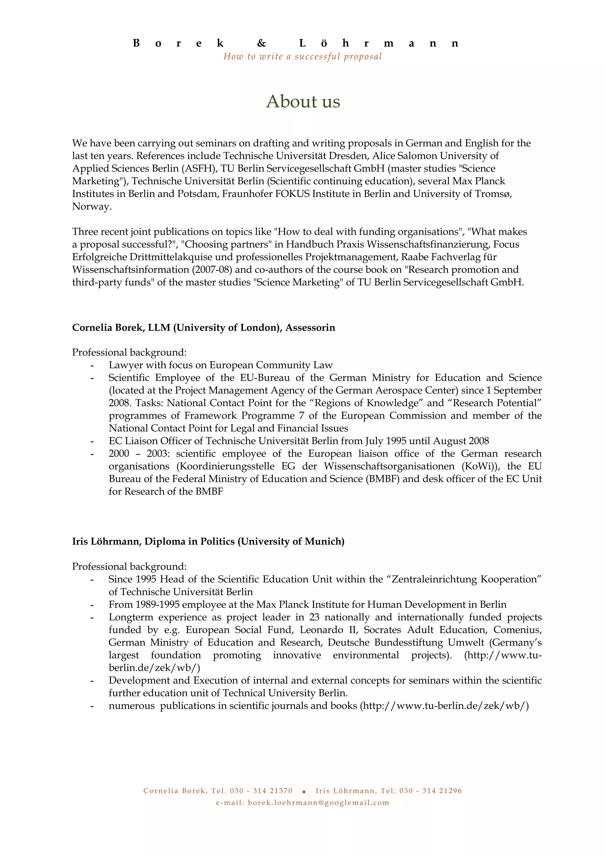 “How to write a successful proposal” . | PDF