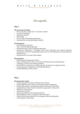 “How to write a successful proposal” . | PDF