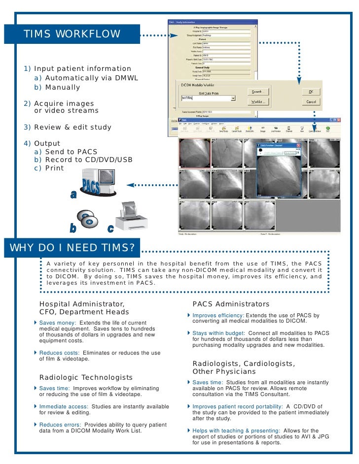 Convert Any Medical Modality to DICOM TIMS DICOM System
