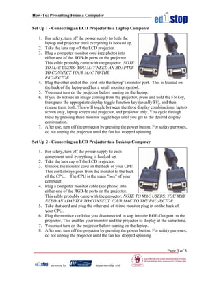 Trainer Box Assembly Instructions | PDF