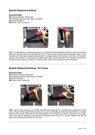abdominal exercises | PDF