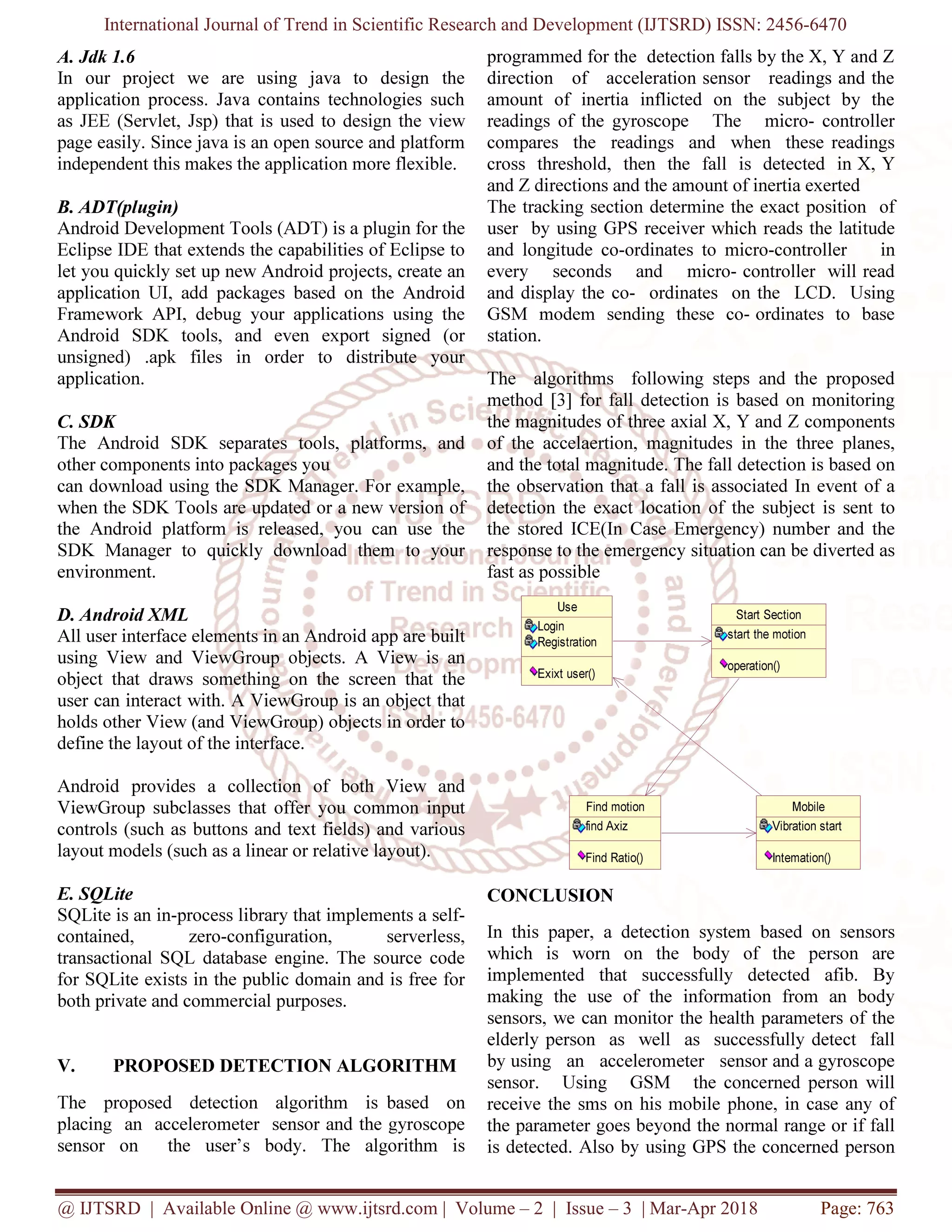 Fibrillation Detection using Accelerometer and Gyroscope of a ... Fibrillation Detection using Accelerometer and Gyroscope of a ...
