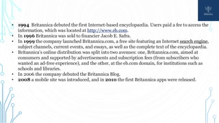 Evaluation encyclopaedia Britannica online | PPT