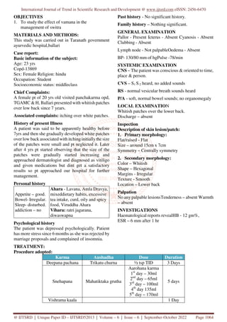 Role of Vamana in the Management of Switra with Special Reference to ...
