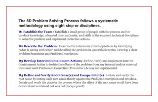The Global 8D Problem Solving Process | PDF