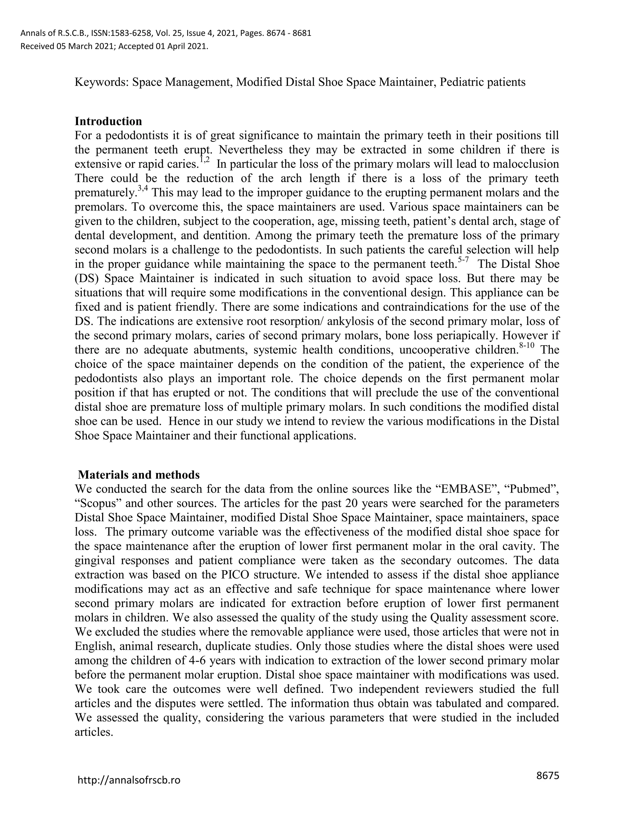 Modification of Distal Shoe- A Systematic Review & Meta Analysis | PDF