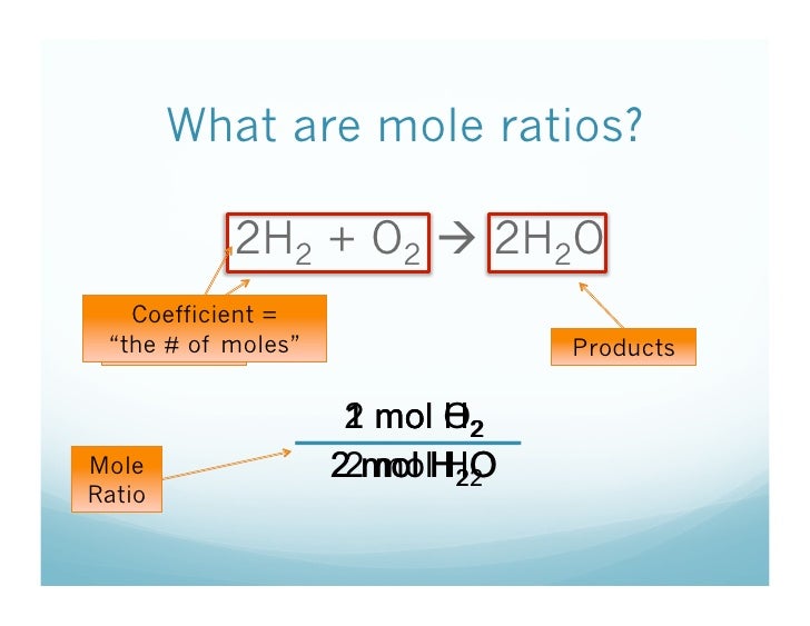 12 7 What Are Mole Ratios 12 7 What Are Mole Ratios
