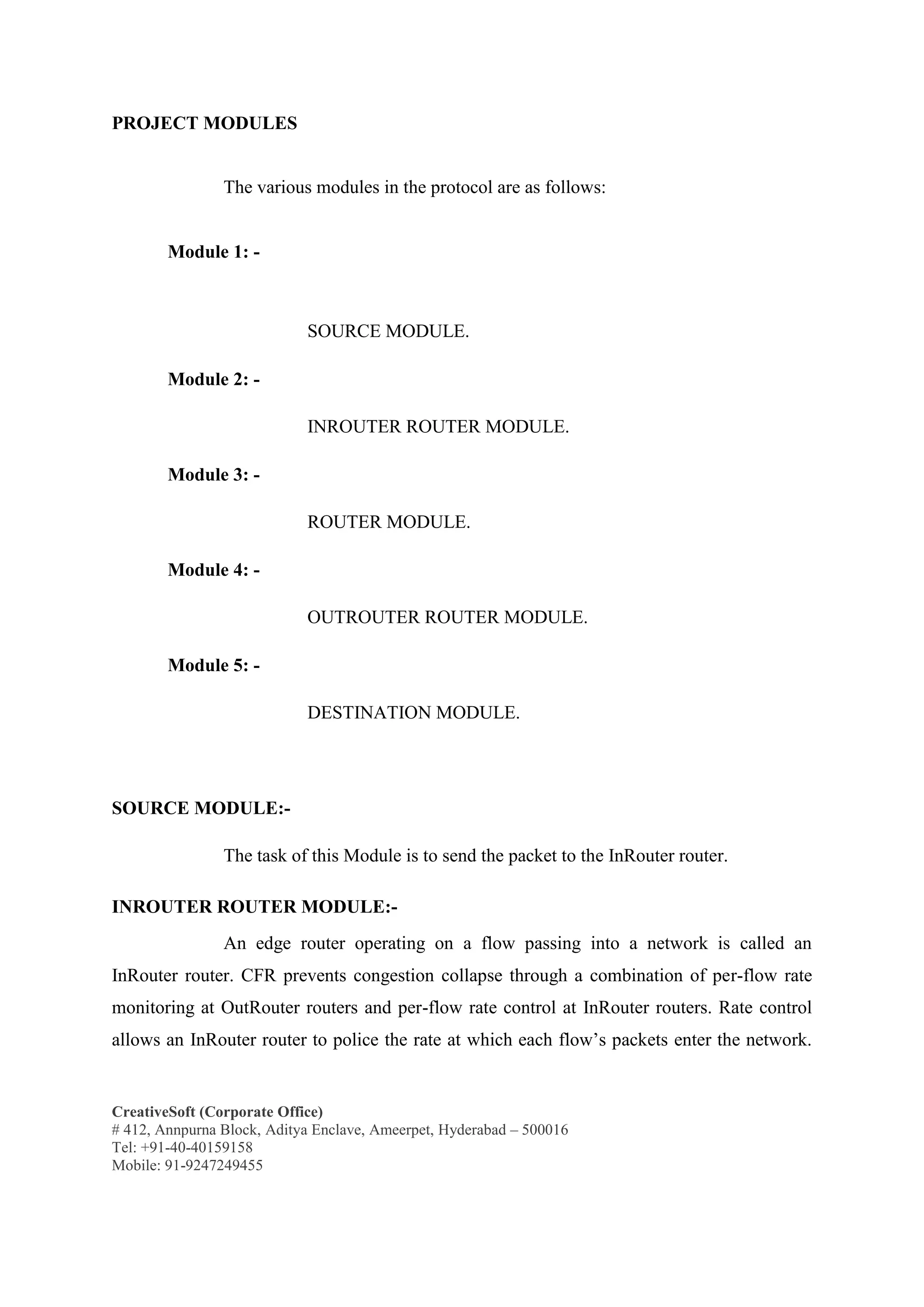 Congestion Control Using Network Based Protocol Abstract 2017 Pdf