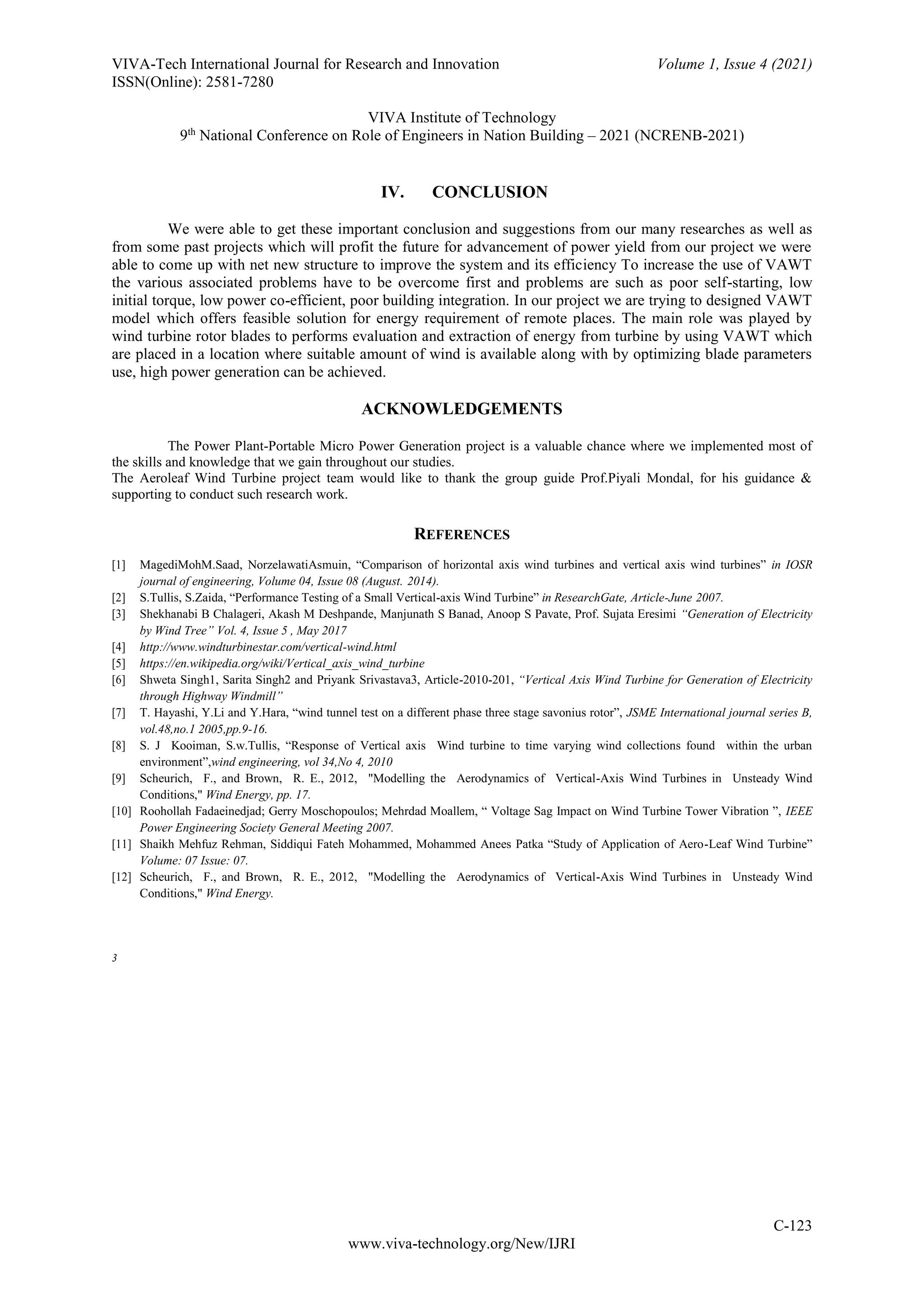 POWER PLANT- PORTABLE MICRO POWER GENERATION | PDF