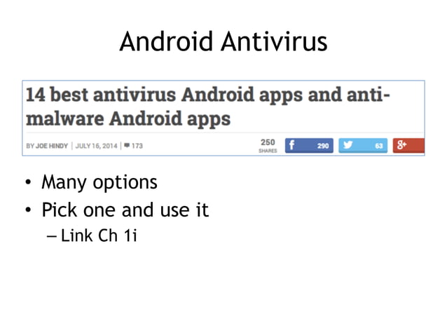 CNIT 128 Ch 1: The mobile risk ecosystem | PPT