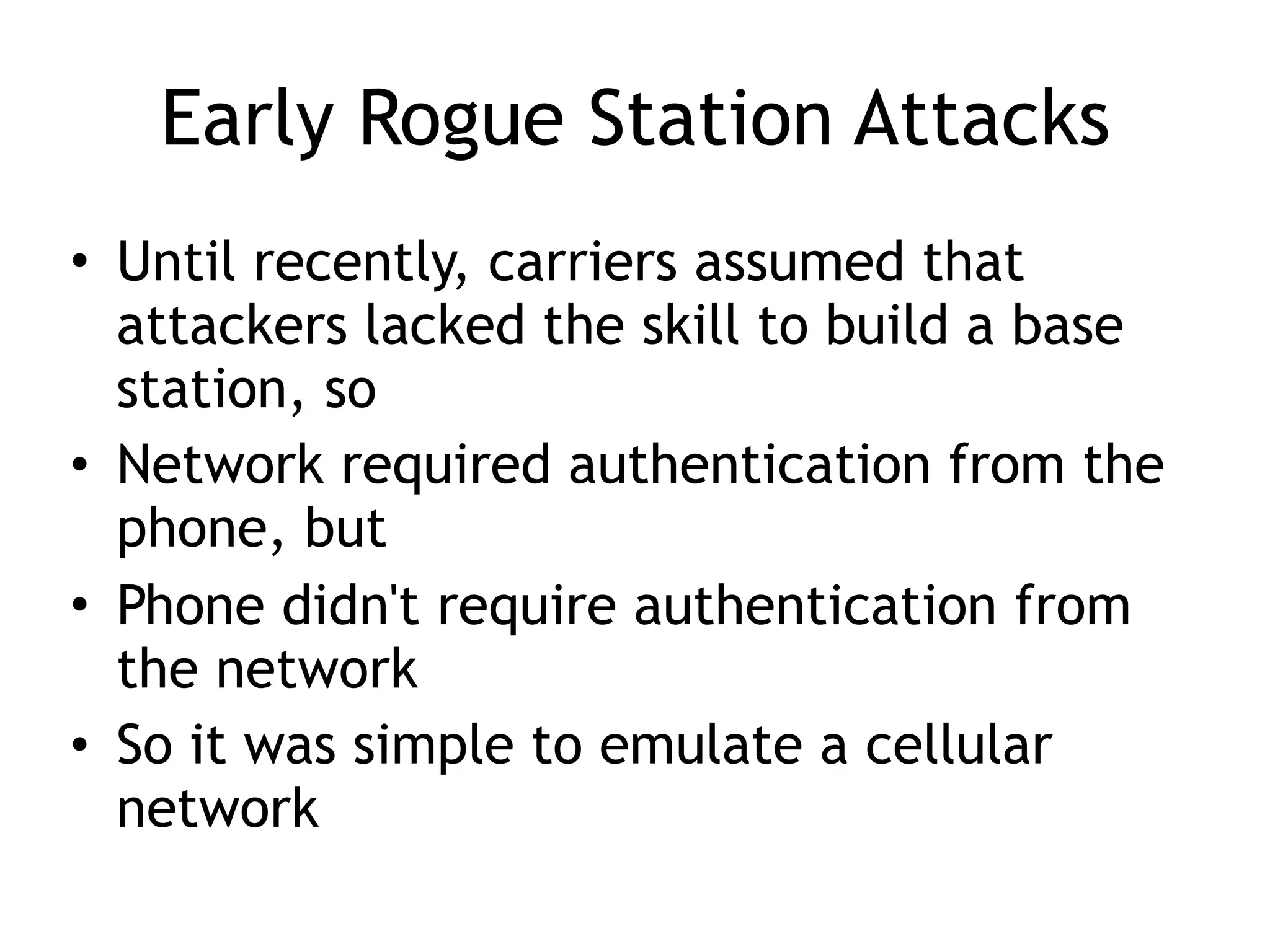 CNIT 128 Ch 2: Hacking the cellular network | PPT