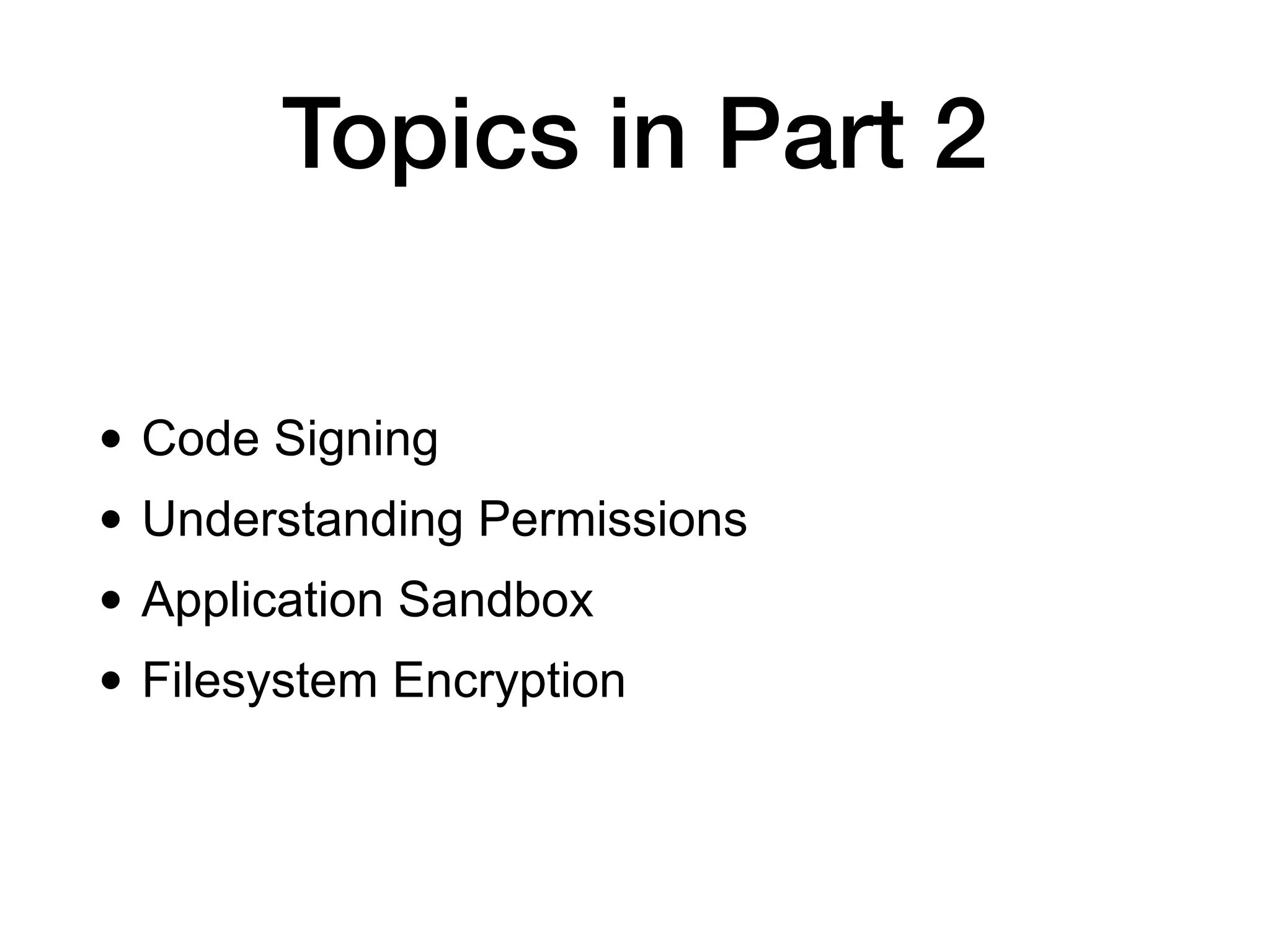 6 Analyzing Android Applications (Part 2) | PPT