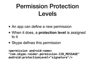 6 Analyzing Android Applications (Part 2) | PPT
