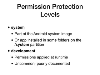 6 Analyzing Android Applications (Part 2) | PPT