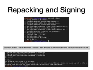 CNIT 128 6. Analyzing Android Applications (Part 3) | PDF