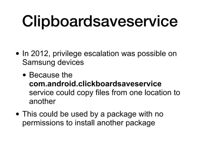 CNIT 128 7. Attacking Android Applications (Part 2) | PPT