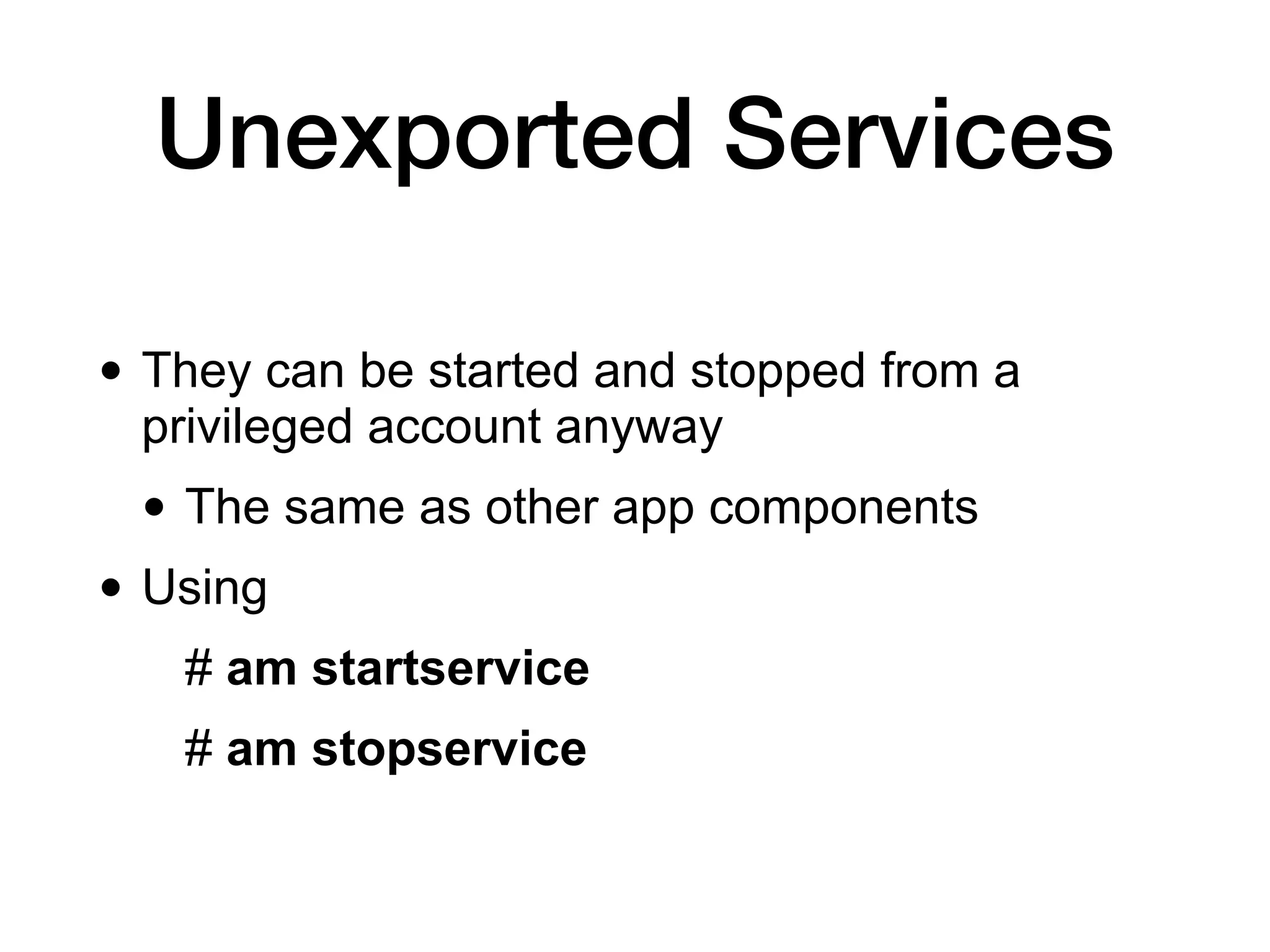 7. Attacking Android Applications (Part 2) | PPT