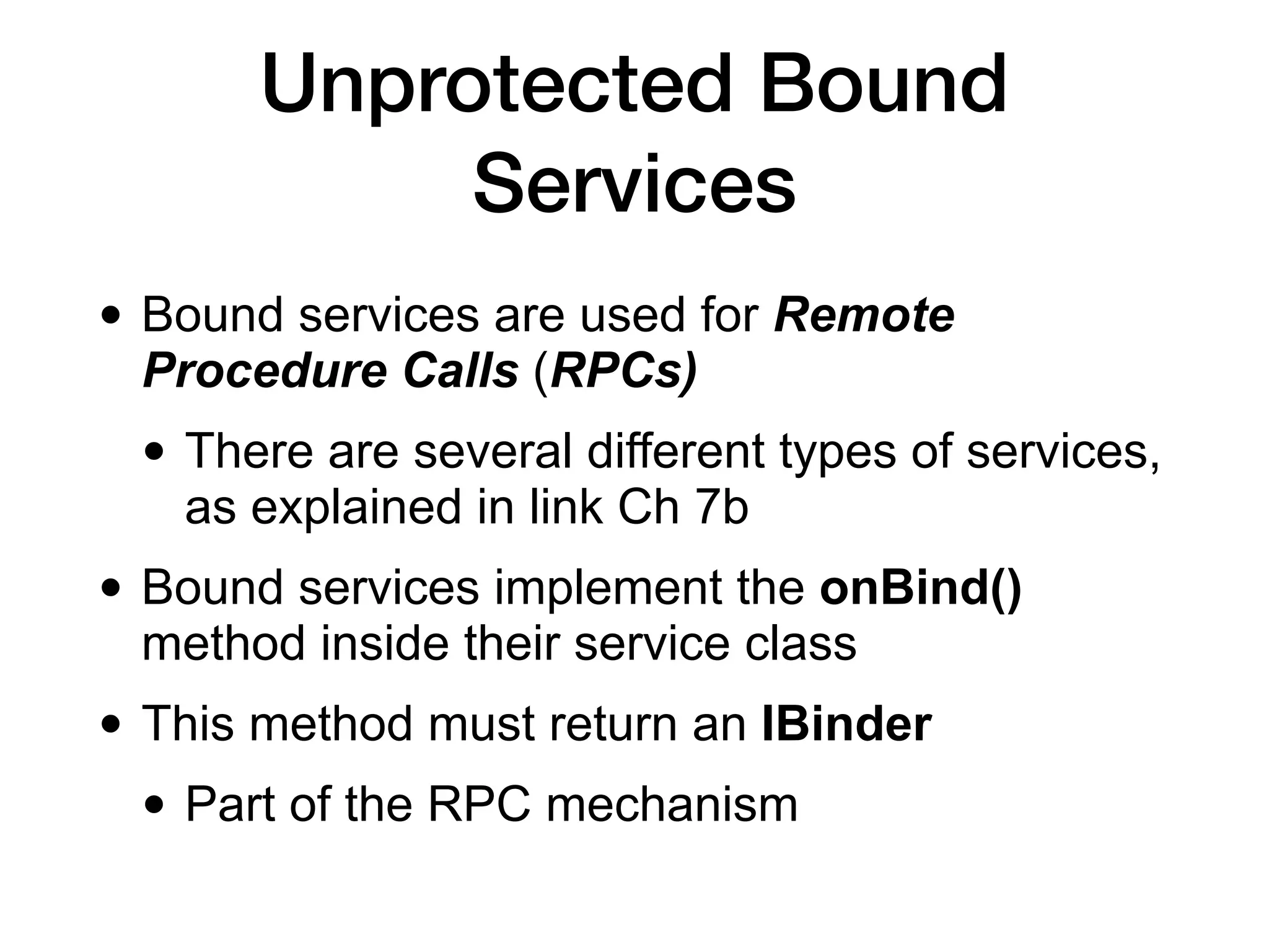 7. Attacking Android Applications (Part 2) | PPT