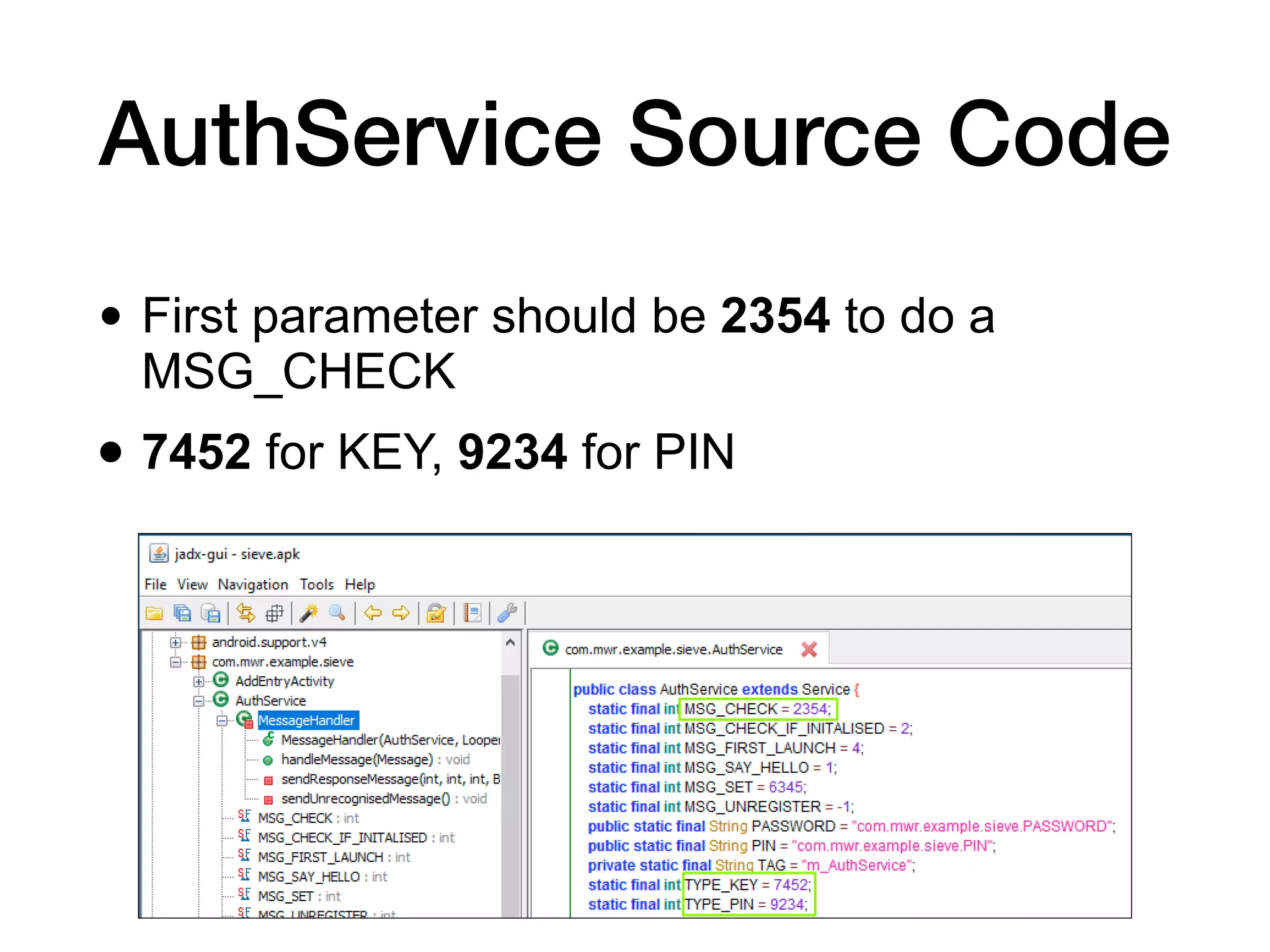 7. Attacking Android Applications (Part 2) | PPT