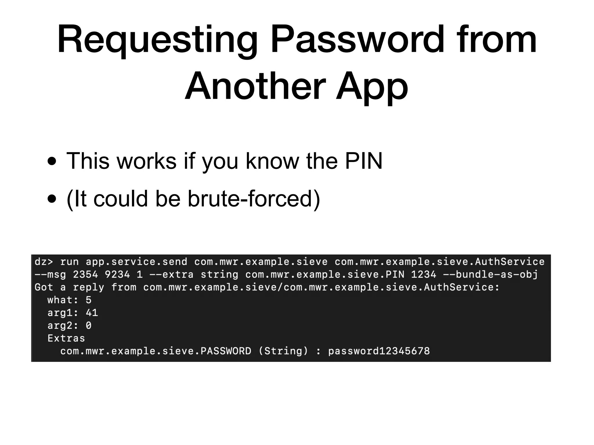 7. Attacking Android Applications (Part 2) | PPT