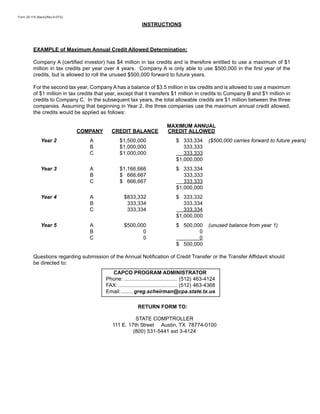 Texas CAPCO Forms | PDF