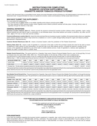 Texas Cigarette, Cigar and Tobacco Products Report Forms-69-121 ...